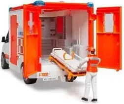 Bruder 02676 MB Sprinter ambulance s řidičem / 1:16 / od 3 let
