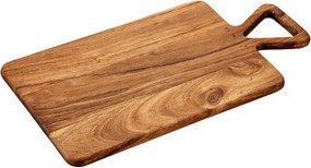Prkénko na krájení SLICE 42x23 cm z masivu hnědé