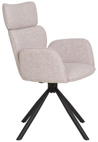 House Nordic Otočná jídelní židle CORDOBA světle šedá
