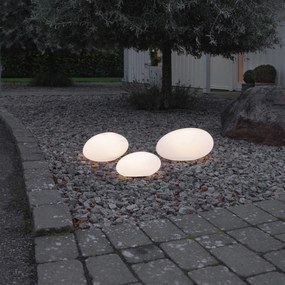 LED solární světlo Globy ve tvaru kamene, 26,5 cm