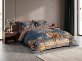 3D povlečení z mikrovlákna STARLIGHT DEER barevné Rozměr povlečení: 2 ks 70 x 90 cm | 140 x 200 cm