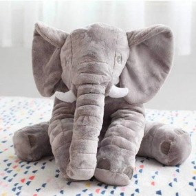 Bestent Plyšový měkký slon 45 cm, šedý