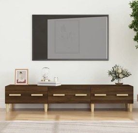 vidaXL TV skříňka 150 x 34,5 x 30 cm kompozitní dřevo [817508] Barva: hnědý dub