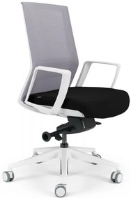 Kancelářská ergonomická židle BESTUHL S27 WHITE — více barev, snímatelný potah Zelená