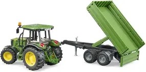 Bruder 02108 Traktor John Deere 5115M s vozem / 1:16 / od 3 let