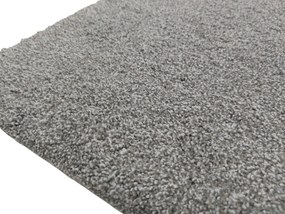 Lano, Metrážový koberec Supersoft 840 sv. šedý, šíře 4m, šedá, ab (mřížka), kancelář