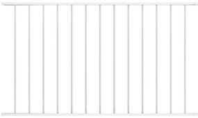 Plotový panel Woerden práškově lakovaná ocel 163x100 cm bílý 145225