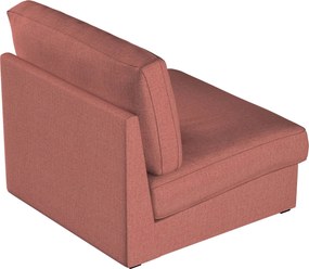 Potah na neskládací křeslo IKEA Kivik barva hnědá látka pletený vzor