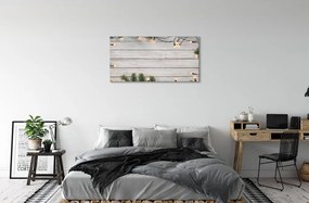Obrazy na plátně Větvičky světlé dřevo 100x50 cm