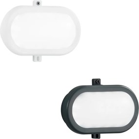 FAN LED-EXTRA-BCO Venkovní nástěnné a stropní svítidlo LED EXTRA bílá, polykarbonát/PP, 10 W, 1100 lm, 4000 K, IP54, 11,5 x 16,9 x 7,6 cm - FANEUROPE
