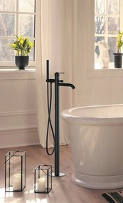 Sapho Sapho, VERSI nástěnná vanová baterie, černá matná, RV010/15