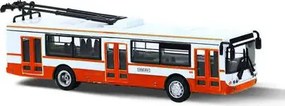 RAPPA Kovový trolejbus červený 16 cm / měřítko 1:35 / od 3 let
