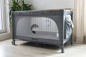 Kidnort Grotta Cestovní postýlka tmavě šedá
