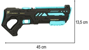 Creative Corner Vodní pistole elektrická puška silná profesionální vodní pistole pro děti černá