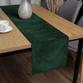 Biante Sametový běhoun na stůl Velvet Premium SVP-012 Zelený 45x140 cm