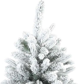 Umělý vánoční stromeček s 150 LED diodami Bílá 150 cm PE a PVC 3397597