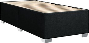 Box spring postel s matrací černá 80 x 200 cm textil 3290324