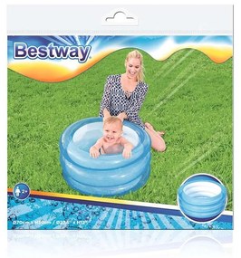 BESTWAY Dětský nafukovací bazén Bestway Mini 70x30 cm růžový
