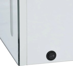 LED koupelnová skříňka se zrcadlem 80 x 12,2 x 68 cm 285123