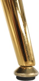 Lavice ve stylu Art-deco, smaragdová Velvet látka / gold chrom-zlatý, NOBLIN