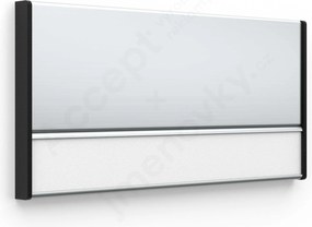 ACCEPT Dveřní tabulka ACS 187 x 93 mm - stříbrná tabulka