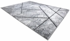 Koberec COZY 8872 Wall geometric šedý/nebeský