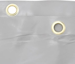 Plachta šedá 5 x 5 m 650 g/m² 156046