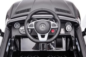 LEAN CARS Elektrické autíčko Mercedes SLC 300 LED MP3 černé