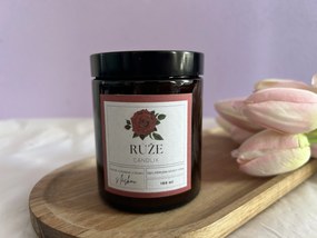 Sójová svíčka růže | 180 ml
