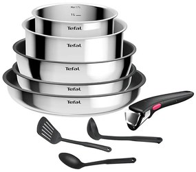 Tefal - Sada nádobí 9 ks INGENIO COOK nerez