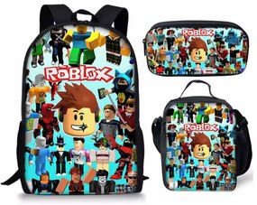 Školní set 3 ks ROBLOX Varianty: Postavy, sv. modrá (09)