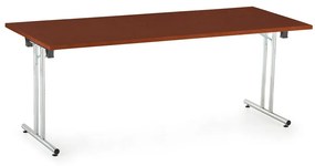 Skládací stůl Impress 180 x 80 cm, tmavý ořech