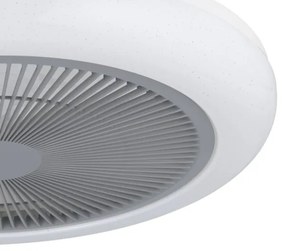 Eglo 35138 - LED Stmívatelný stropní ventilátor KOSTRENA LED/25,5W/230V šedá +DO