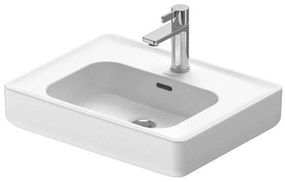 Duravit Soleil by Starck - Umyvadlo na desku 56x44 cm, s přepadem, otvor pro baterii, bílá 2378560027