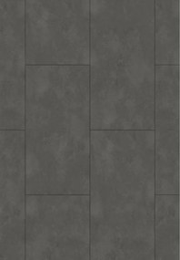Mexen Steel Black vinylové panely 610 x 305 mm SPC 6,5 mm, podložka IXPE 1,5 mm, 4 V-drážka, Kámen