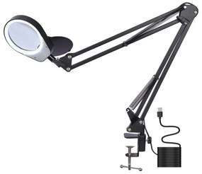Zvětšovací sklo k desce stolu, s 2 čočkami a LED osvětlením