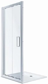 Kolo GEO - Sprchové dveře skládací 900 mm, Reflex, lesklá stříbrná/čiré sklo 560.126.00.3