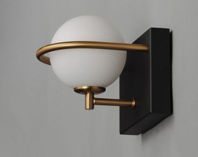 Toolight Moderní nástěnná lampa APP1300-1W Black Gold