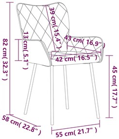 Jídelní židle 2 ks černé textil - Default Title