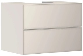 Hansgrohe Xevolos E - Umyvadlová skříňka 78x56x55 cm, 2 zásuvky, matná béžová/metalická béžová 54188790
