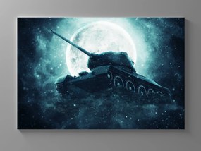 Dětský obraz tank Rozměr: 100 x 65 cm