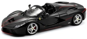 Bburago 1:24 la ferrari aperta černá