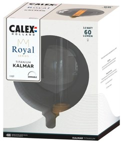 Calex Royal Kalmar LED E27 3,5W 2 000K dim kouřová