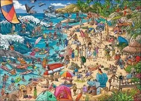 HEYE Puzzle Mořské pobřeží / 1000 dílků / 70 × 50 cm