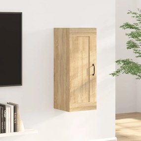 Závěsná skříňka dub sonoma 35 x 34 x 90 cm kompozitní dřevo - Default Title