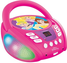 Hudební hračka lexibook disney princess bluetooth cd přehrávač se světly