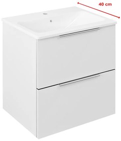 Sapho Cirasa koupelnová skříňka pod umyvadlo 48 x 54 x 39 cm bílá lesk CR492-3030
