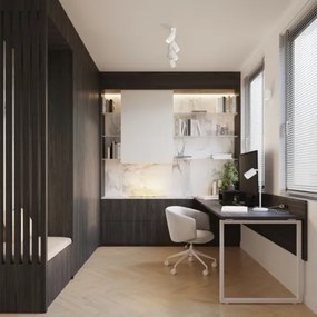 Stropní svítidlo SOLLUX KARBON 4L bílá GU10 4x10W bez žárovek SL.1546