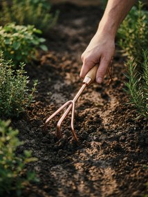 Sinsay - Ruční zahradní vidličky - pastelová růžová
