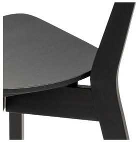 Černá jídelní židle Actona Roxby